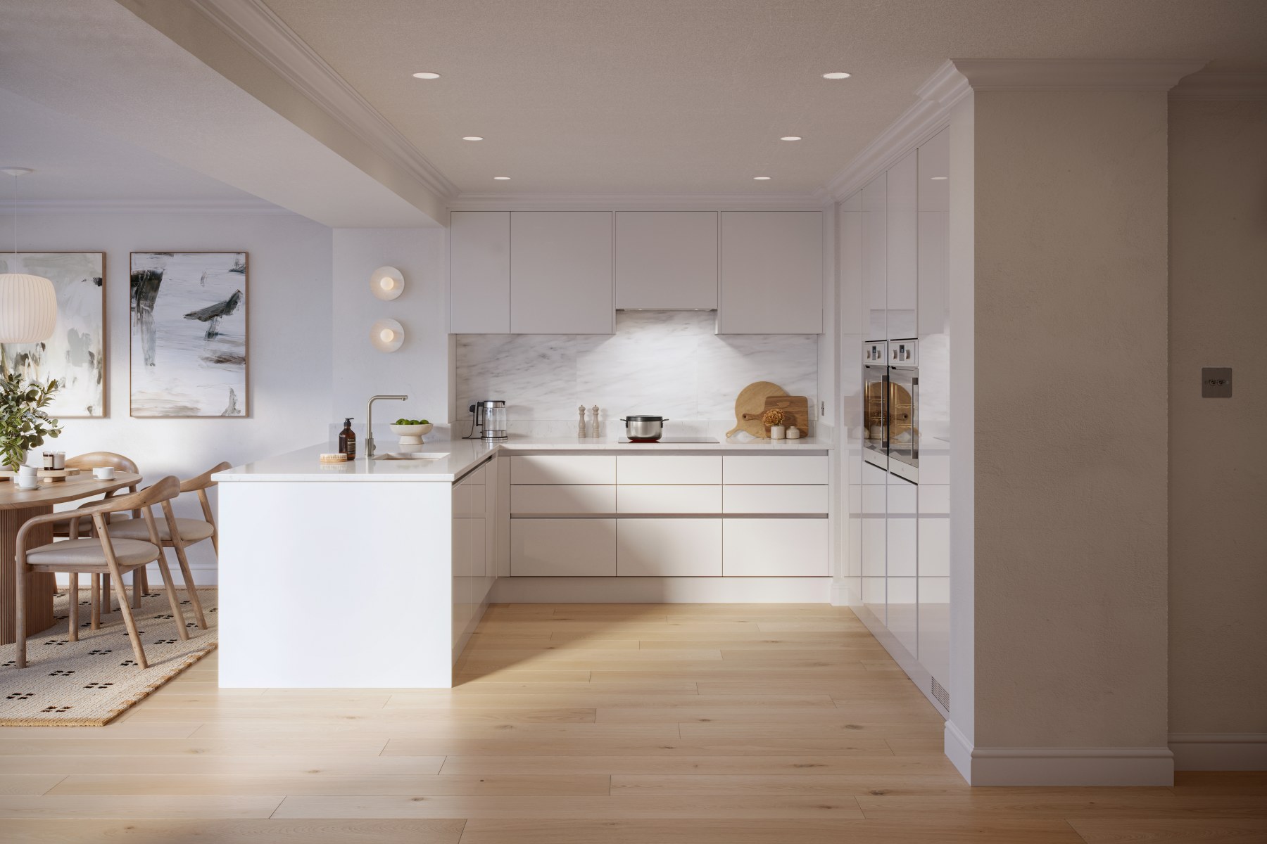 Milano Ultra Bianco Gloss | Wren Kitchens