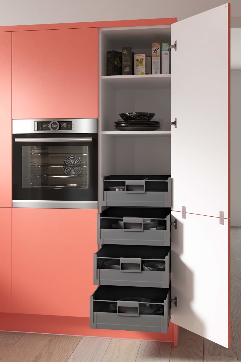 Coral Contour Spectrum Kitchen Design | Wren
