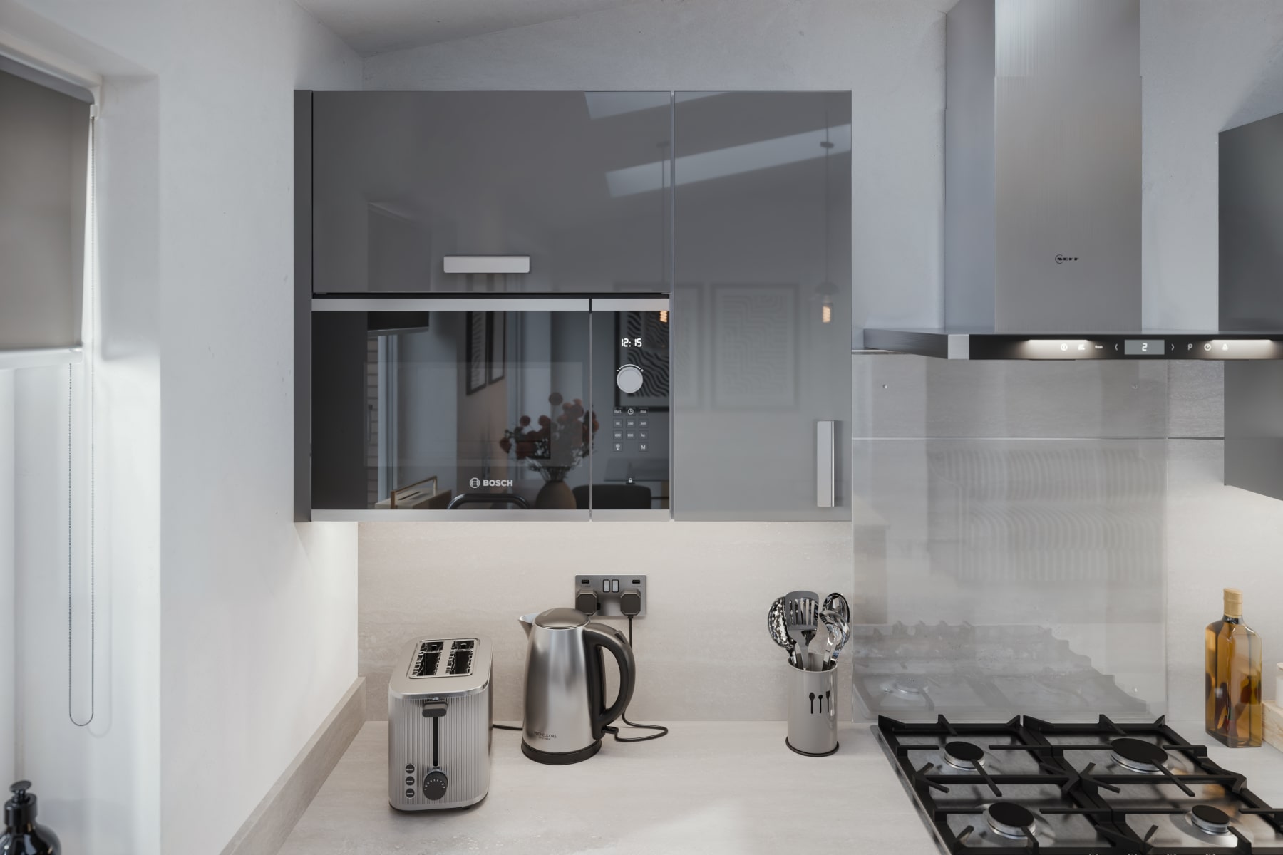 Autograph Kitchen in Lava Grey Gloss | Wren