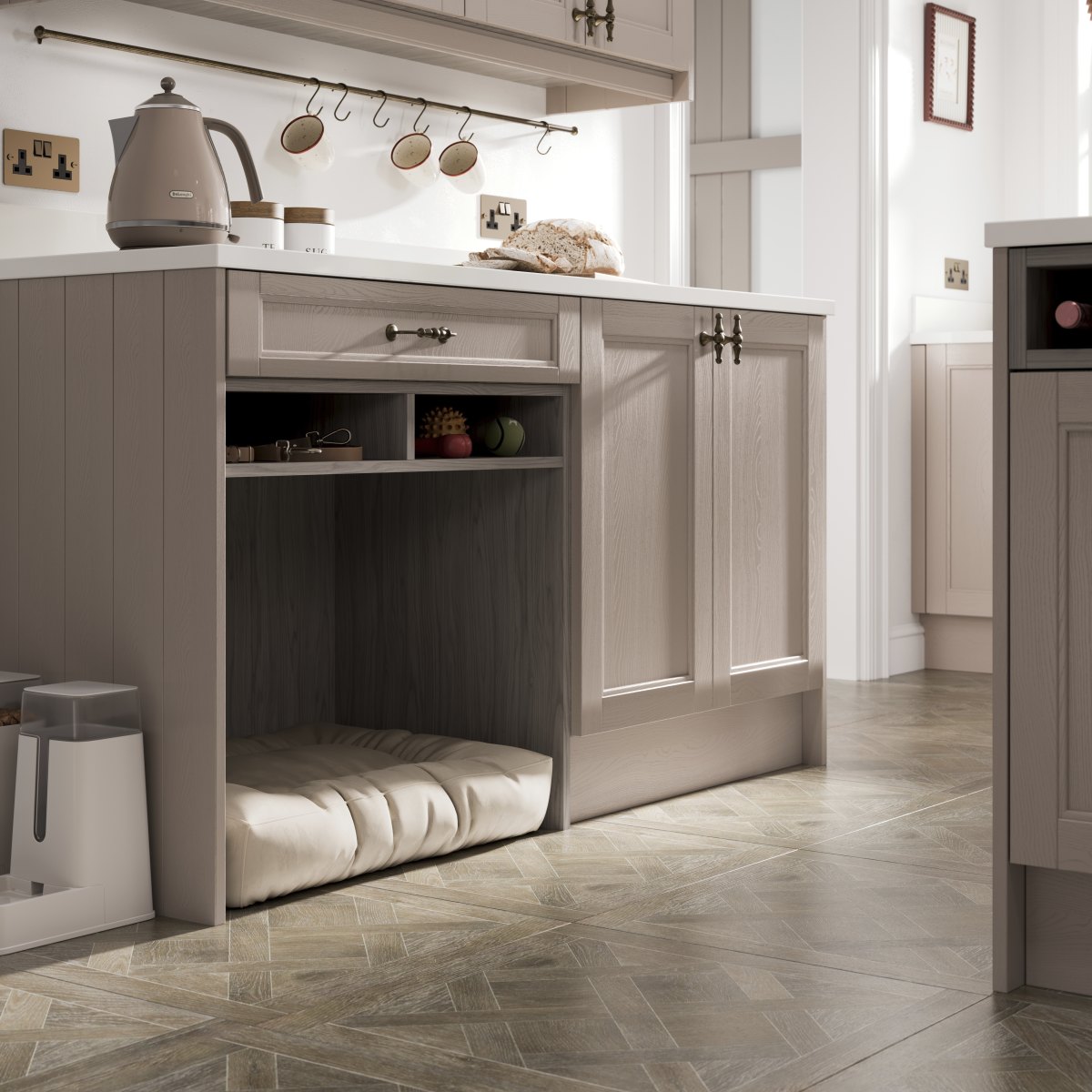 Henley Timber Kitchen in Cashmere | Grain Finish | Wren