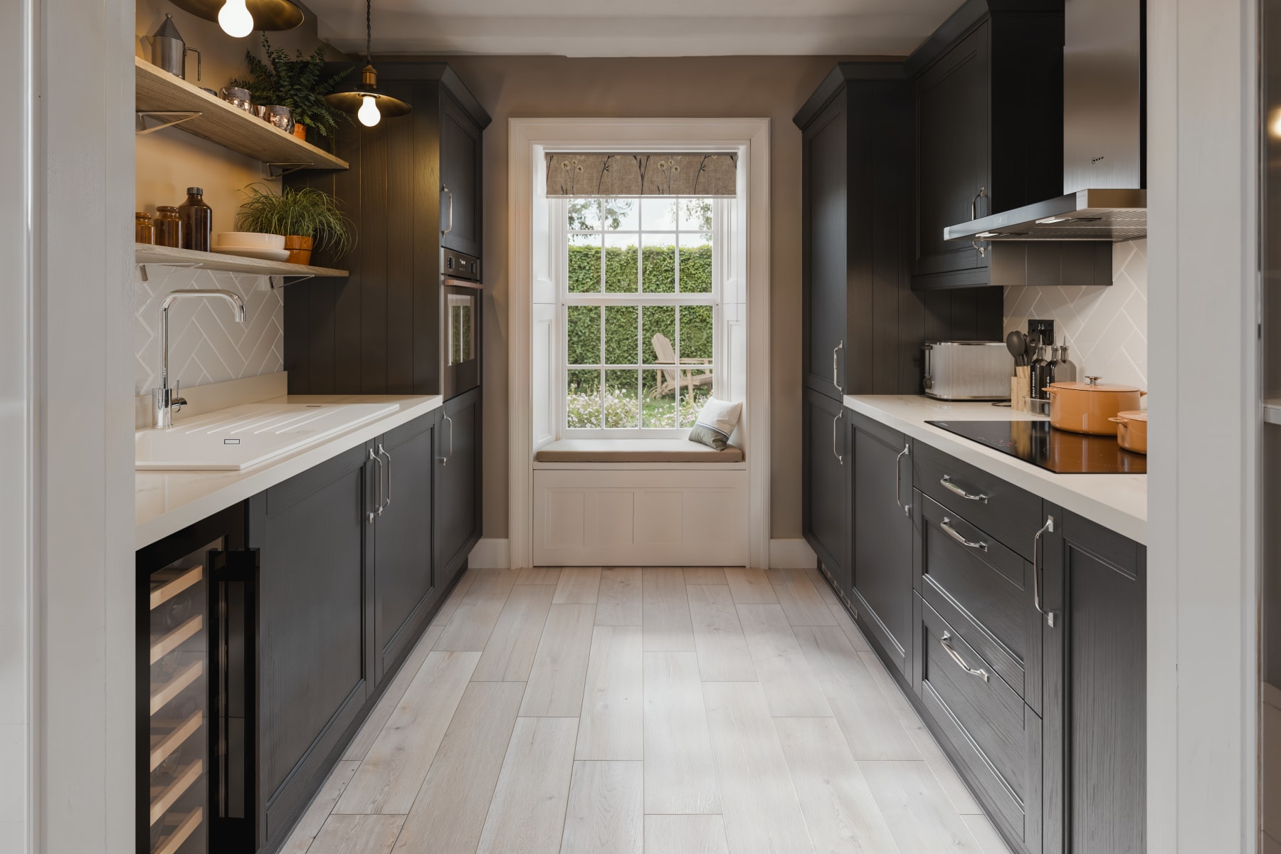 Henley Timber Kitchen in Regent Blue | Wren