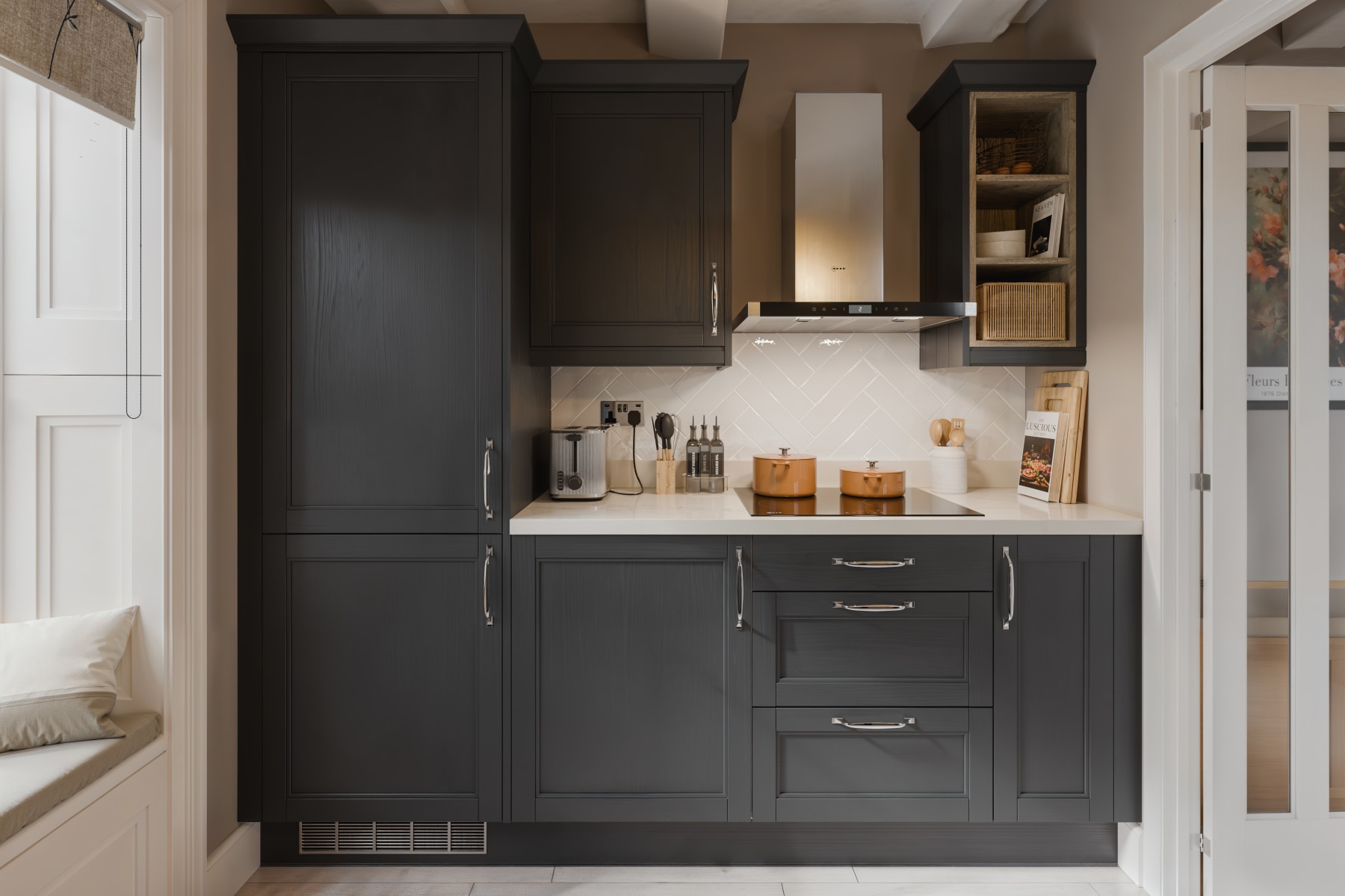 Henley Timber Kitchen in Regent Blue | Wren