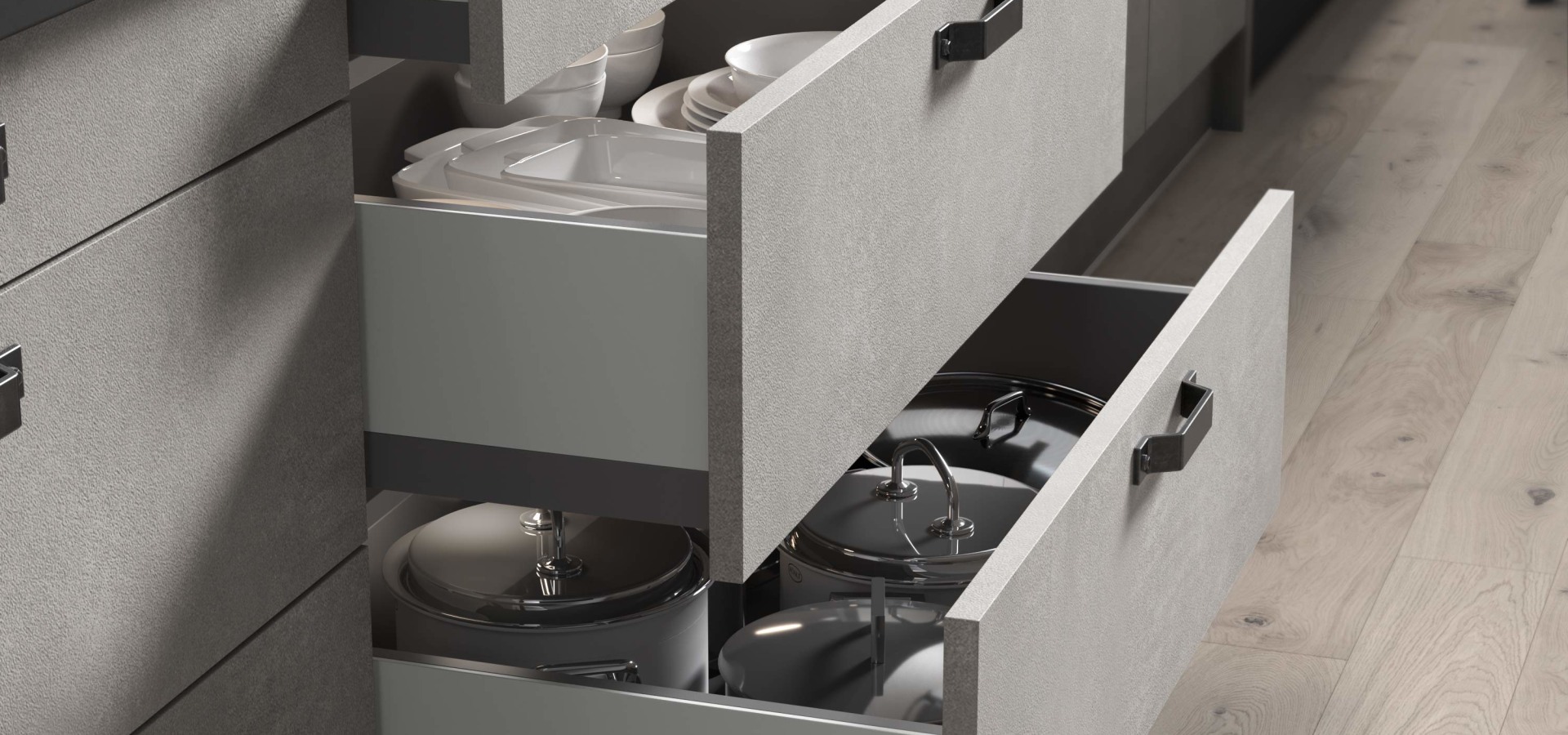 Kitchen Drawer Storage | Drawer Inserts | Wren Kitchens