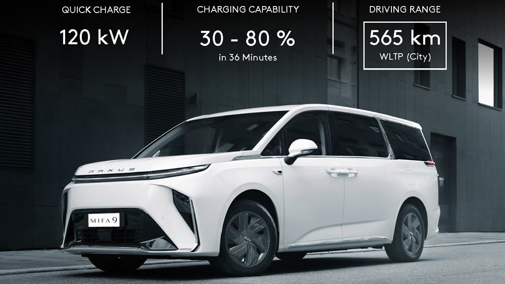 Maxus MIFA 9, MPV Listrik Mewah dengan Jarak Tempuh 430+ Km - MUF Online Autoshow