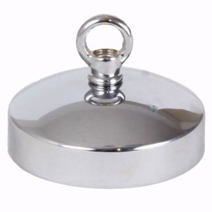 Brass Ceiling Rose Light Fitting with Closed Hook 10cm | Mullan Lighting