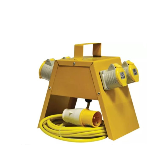 110V 4-Way 16A Splitter & 3M 2.5mm Cable | Multifix UK