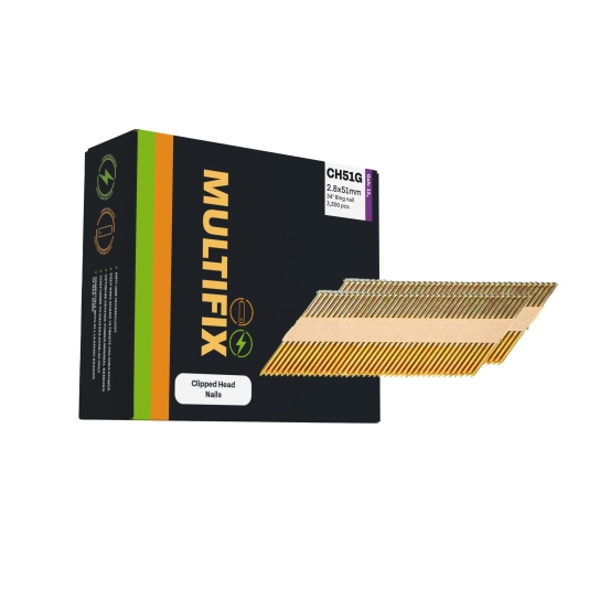 Multifix CH51G - 51x2.8mm Galv Ring Nails 3300 [Nail Only] | Multifix UK