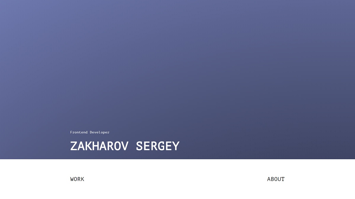 GitHub - MultipleIllusionsi/Portfolio: Sergey Zakharov's portfolio work