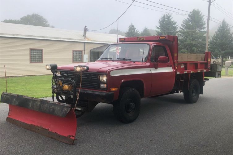 1986 Chevy K30 Dump Truck Online Government Auctions of Government ...