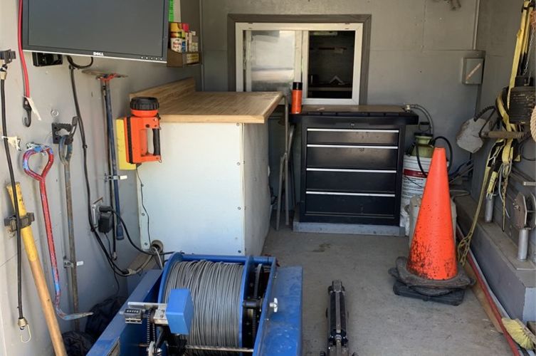 2001 RST Main Line Sewer Camera & Reel with 16' Hallmark Trailer Online ...