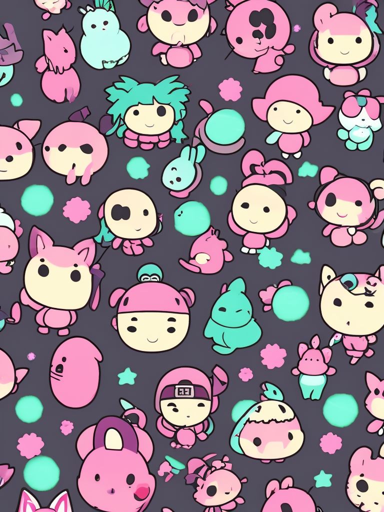 Kawaii Background Patterns