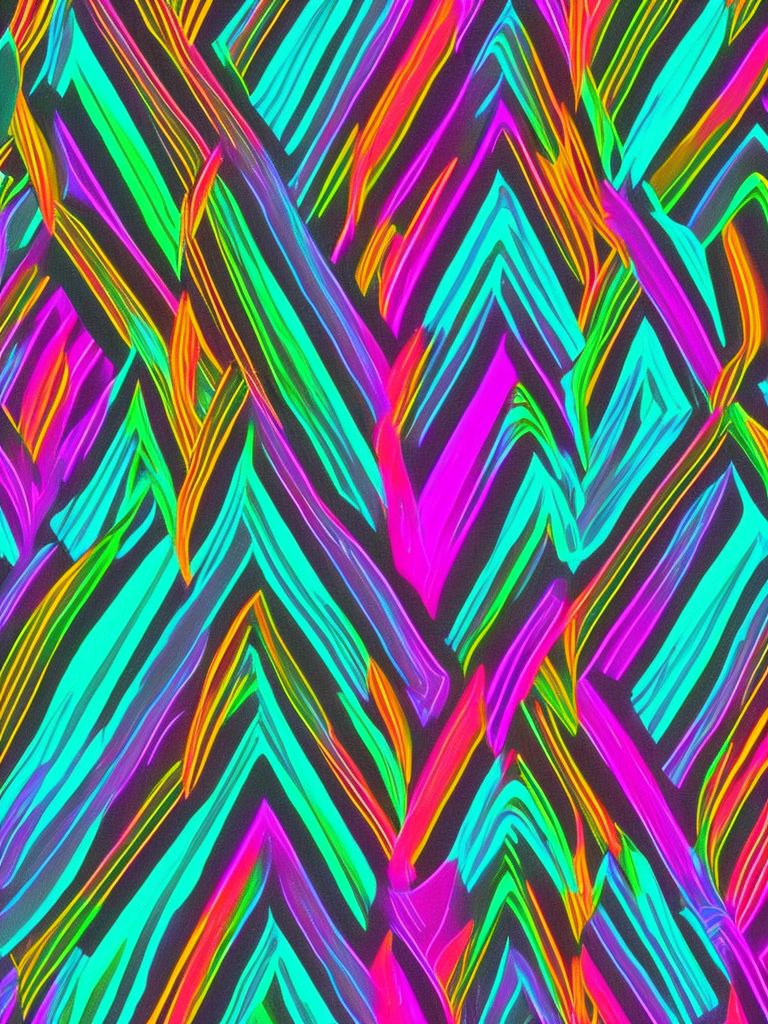 Neon Patterns Wallpaper