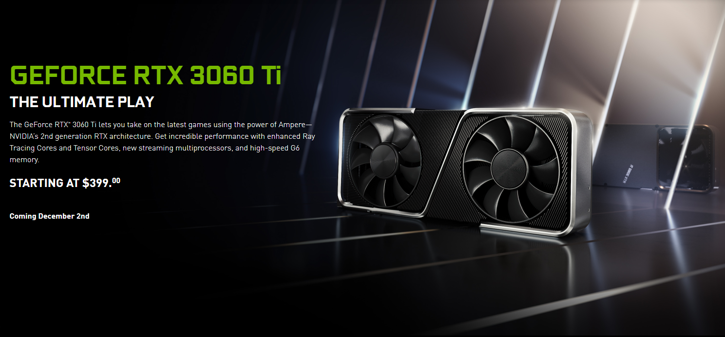 Nvidia GeForce RTX 3060 Ti Preview : Detail Spesifikasi & Harga ...