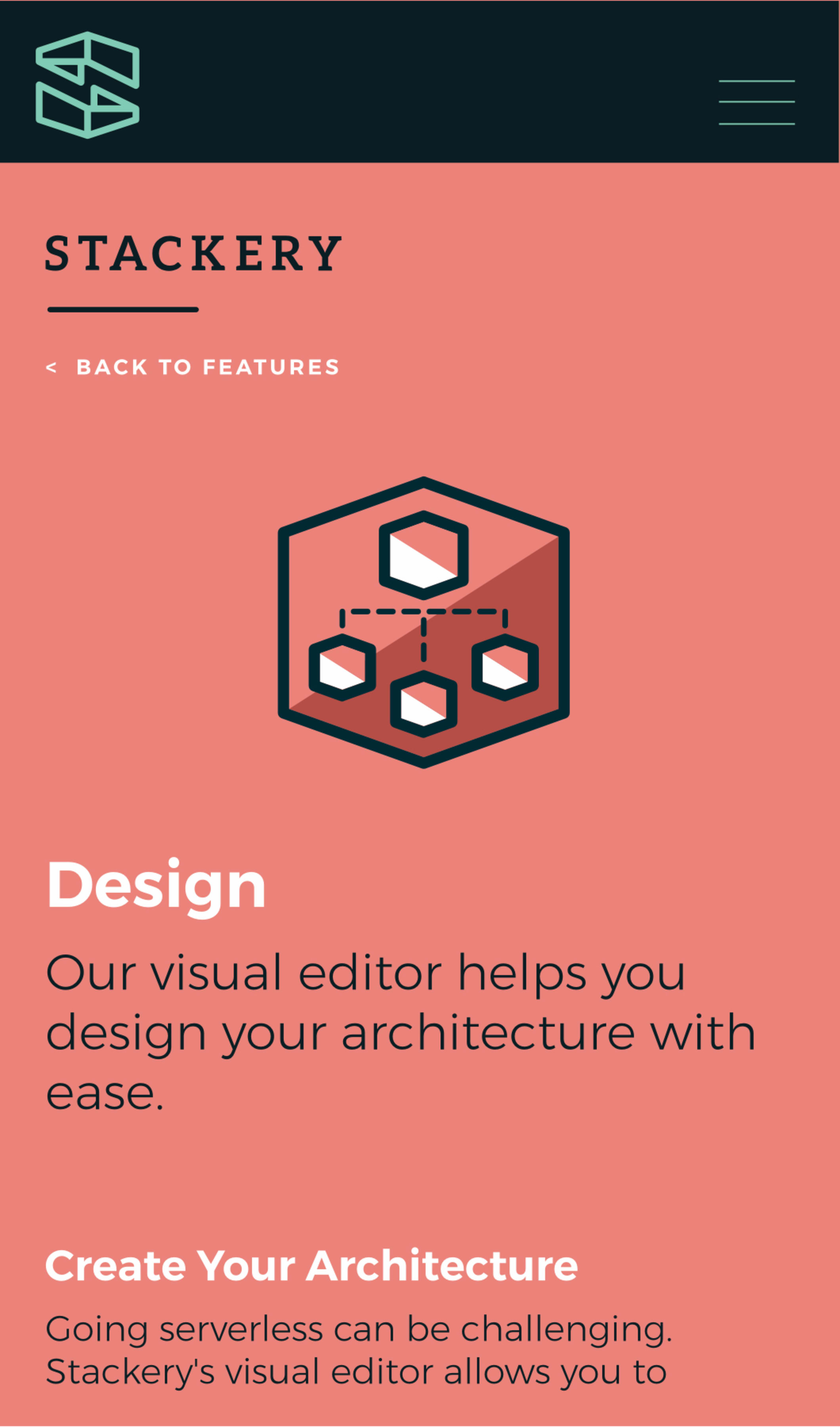 Tech Startup Website Design - Stackery Website by Murmur Creative