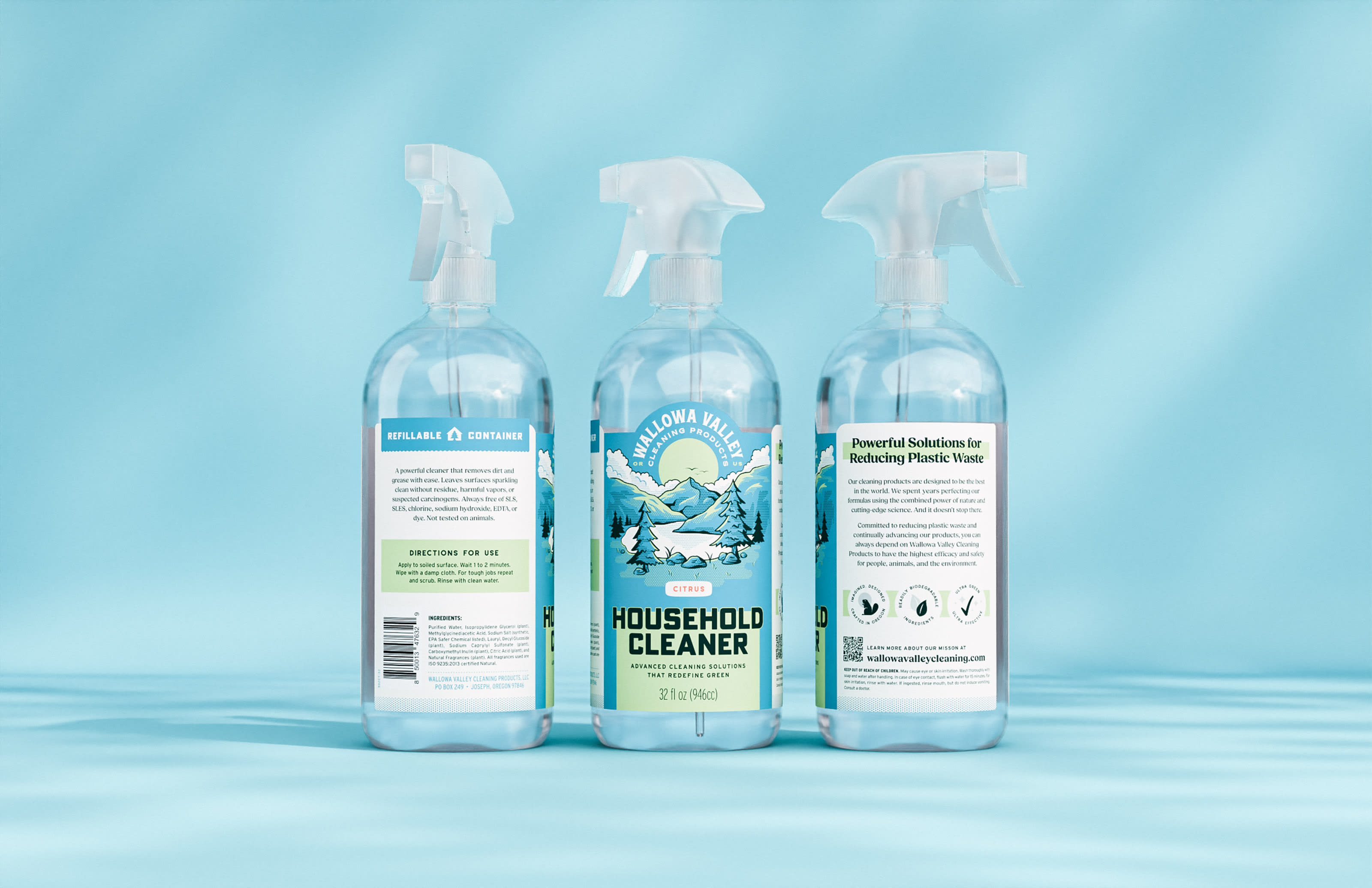 Branding for Cleaning Products - Wallowa Valley