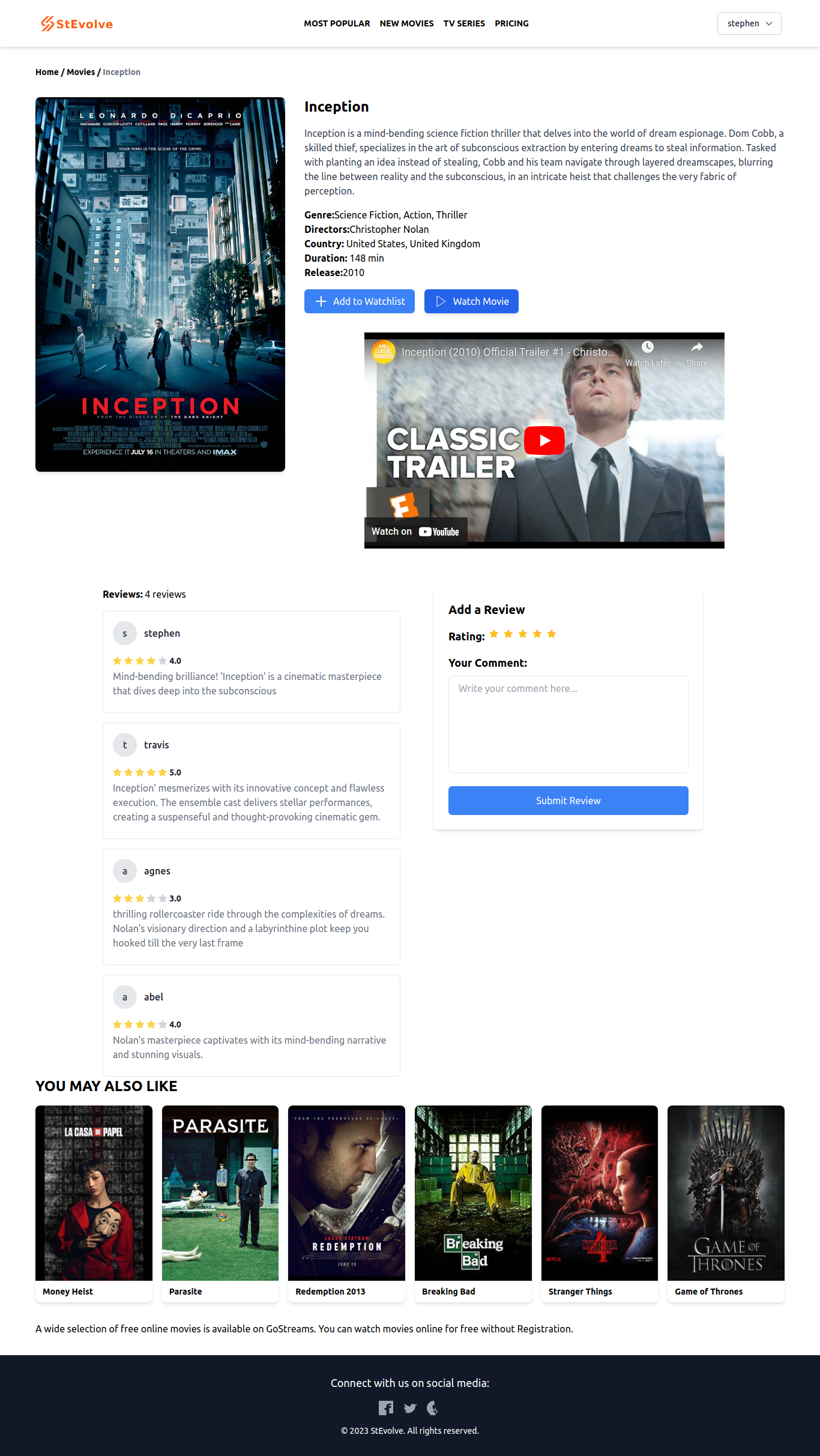 GitHub - munuhee/MovieSubscription: Django-based subscription movie website where users can ...