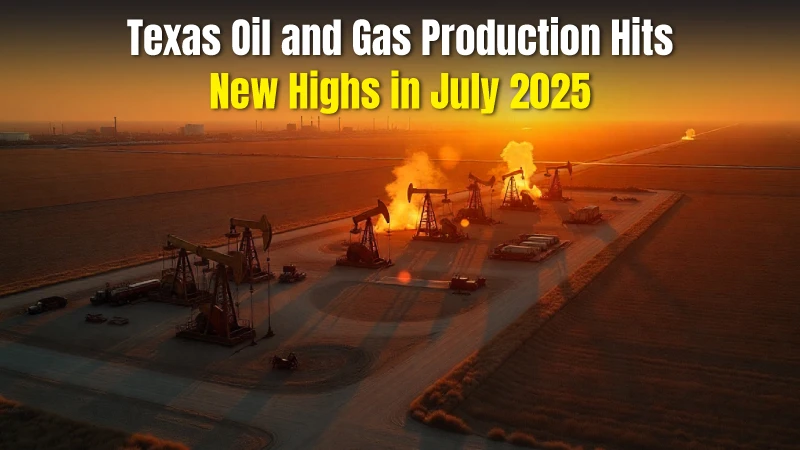 Texas Oil and Gas Production July 2025 | Top Counties & Insights
