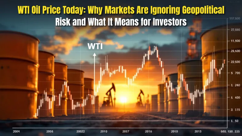 WTI Oil Price Today Signals Opportunity for Long-Term Investors