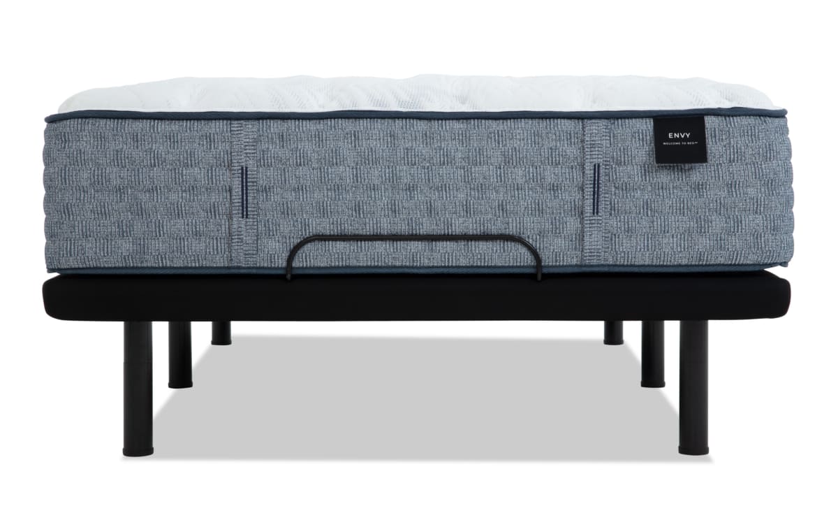 Power Bob Elite Base with Envy 15.5'' Queen Firm Split Head Mattress ...