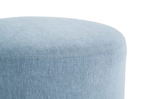 Eden French Blue Swivel Ottoman | Bob's Discount Furniture & Mattress Store