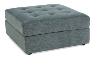 Modular Bob™ Spa Blue Storage Ottoman | Bob's Discount Furniture ...