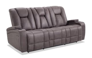 Viking Graphite 83'' Power Reclining Sofa with USB Port | Bob's ...