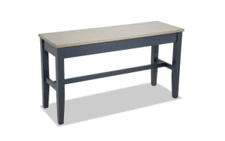 Blake Graphite & Gray Counter Height Storage Dining Bench | Bob's ...