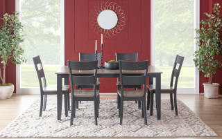 Blake Graphite & Gray Extendable Dining Table | Bob's Discount ...