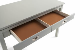 Chadwick Gray Desk with Drawer | Bob's Discount Furniture & Mattress Store