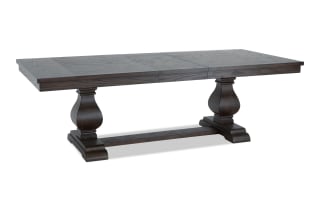 Ellington Dark Brown Extendable Dining Table | Bob's Discount Furniture ...