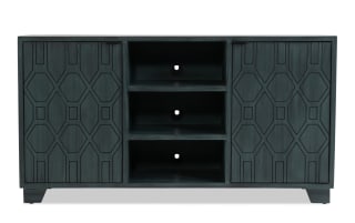 Hexagon 60'' Turquoise Fully Assembled Storage TV Stand | Bob's ...