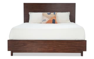 Mango Queen Brown Panel Bed | Bob's Discount Furniture & Mattress Store