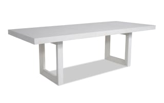 Infinity White Extendable Dining Table | Bob's Discount Furniture ...
