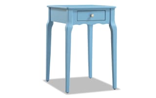 Hudson 19'' Light Blue Storage Side Table | Bob's Discount Furniture ...