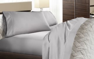 MyBob's Twin XL Gray Solid Premium Modal 3 Piece Sheet Set | Bob's ...