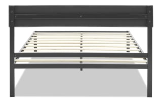 Canter King Gray Platform Bed | Bob's Discount Furniture & Mattress Store