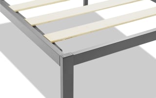 Canter King Gray Platform Bed | Bob's Discount Furniture & Mattress Store