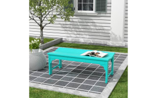 Paloma Turquoise Outdoor Bench | Bob's Discount Furniture & Mattress Store