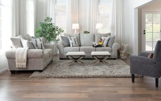 Everly Charcoal 98'' Sofa | Bob's Discount Furniture & Mattress Store