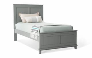 Chadwick Twin Gray Panel Bed | Bob's Discount Furniture & Mattress Store