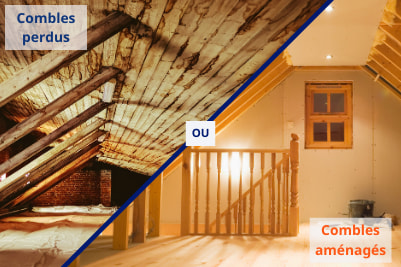 Combles perdus ou aménagés, quelle sont les différences