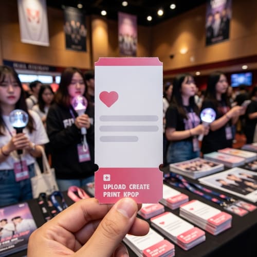 Custom Kpop Ticket Printing | Design Concert & Event Tickets Online