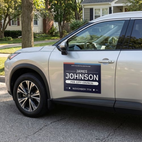 Custom Car Magnets | Design & Print Magnetic Signs Online