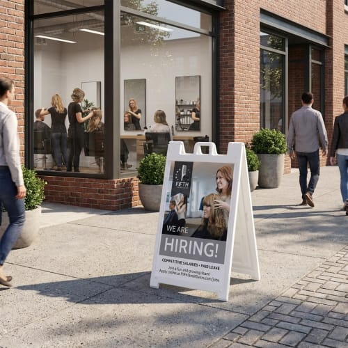 Custom A-Frame Signs | Design & Print Sidewalk Signs Online