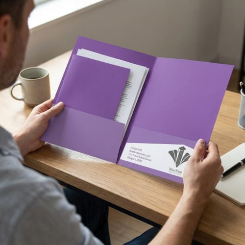 Custom Pocket Folders | Design & Print Presentation Folders Online