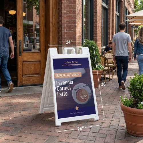 Custom A-Frame Signs | Design & Print Sidewalk Signs Online