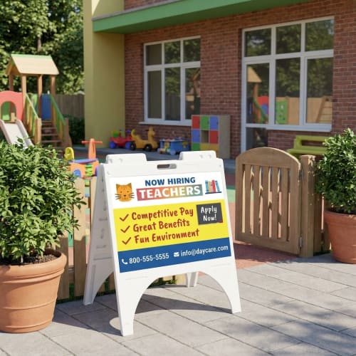 Custom A-Frame Signs | Design & Print Sidewalk Signs Online