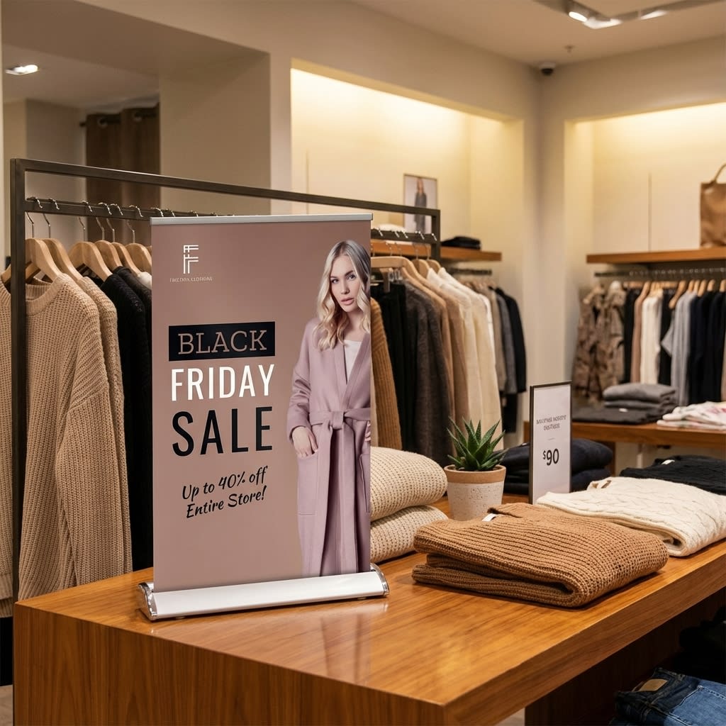 Custom Table Top Banners | Design & Print with Ease