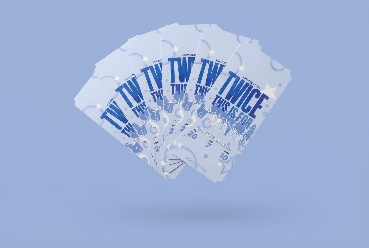 Custom Kpop Ticket Printing | Design Concert & Event Tickets Online