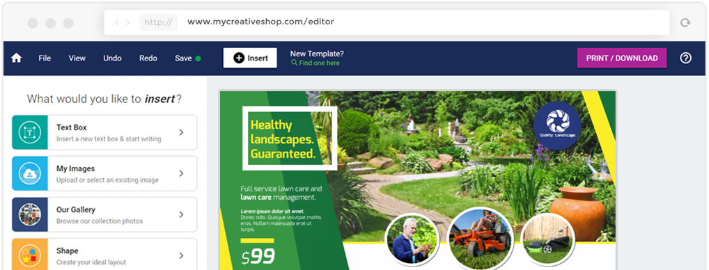 Easily Design & Print Your Own EDDM Postcards | MyCreativeShop